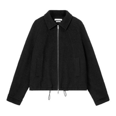 concise-white/简白 秋冬女士时尚翻领夹克外套银泰百货 301257