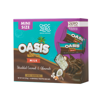 椰蓉巴旦木牛奶巧克力棒224g