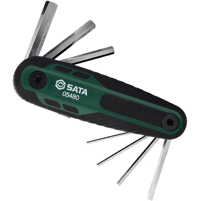 世达内六角扳手套装折叠公制