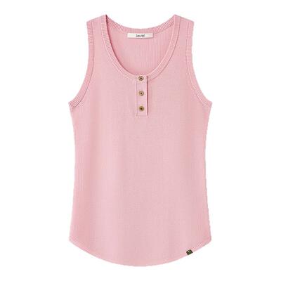 【羊毛羊绒】Laurel劳芮26春新款可露丽粉针织背心LWL371M04900