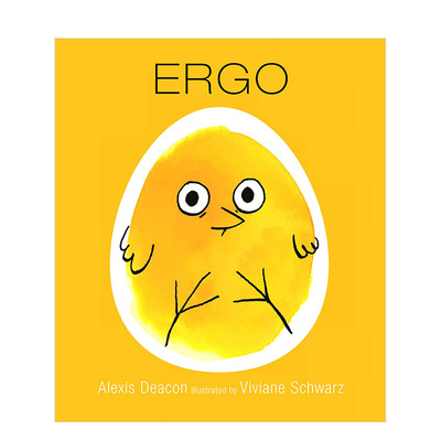 【现货】Ergo小鸡二戈 2-7岁儿童趣味故事哲学启蒙绘本 英文原版 Viviane Schwarz 图书