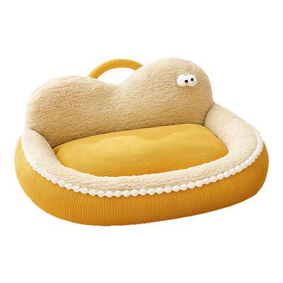 猫窝冬加厚四季通用猫床猫咪睡窝可拆洗猫咪沙发狗窝保暖睡觉睡垫