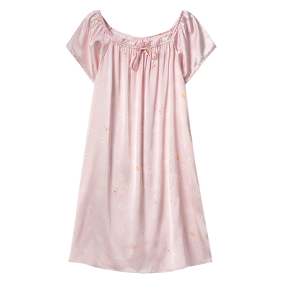 丝界100%桑蚕丝真丝夏季娃娃裙