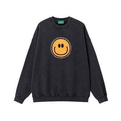 MICartsy,笑脸,钉珠,长袖