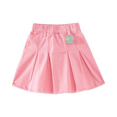 米喜迪童装夏女童彩色半裙百褶裙