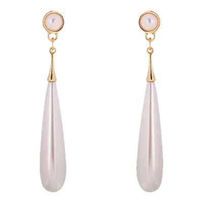 珍珠耳环女长款耳坠高级感简约