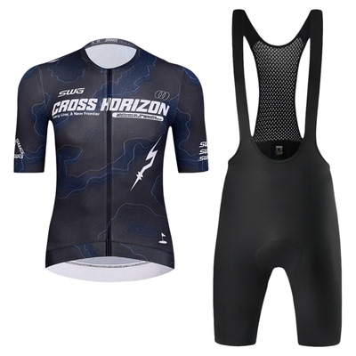 SWG铭胜自行车骑行服男女新款短袖套装公路车骑行装备双箭头坐垫
