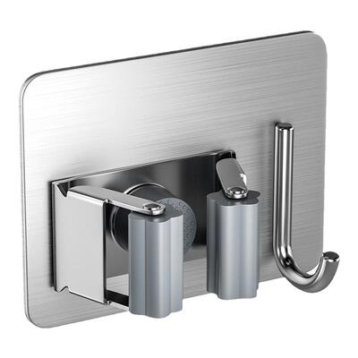 卫生间拖把挂钩不锈钢卡扣