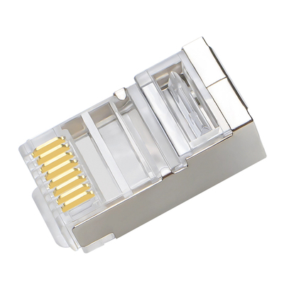 超五类镀金屏蔽水晶头RJ45