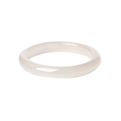 Bluehour高冰白月光玉髓玛瑙手镯