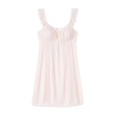 BE带胸垫莫代尔吊带睡裙女夏