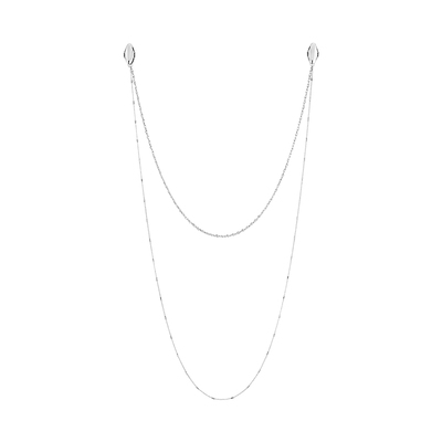 blackheadaubruino银色光面领夹