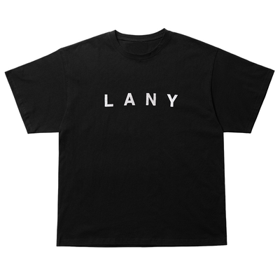 LANY流行乐队极简美式复古字母创意hiphop哥特风质感潮牌短袖T恤