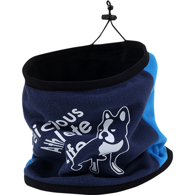 足球狗抓绒保暖围脖脖套