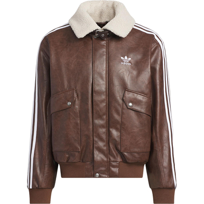 Adidas/阿迪达斯正品2025秋季款男士日常保暖翻领运动棉服KF3692