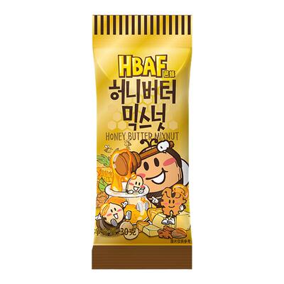 HBAF芭蜂混合坚果仁进口韩国