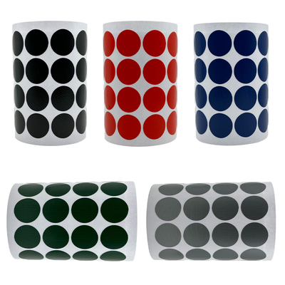 灰色布基标签塑基圆标炭纤维不干胶diy 装饰高粘度防水单面圆形贴