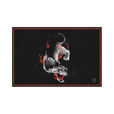 【云虎】东方地毯客厅卧室床边毯中古风黑色系高级感沙发地垫免洗