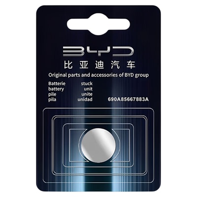 适用于比亚迪宋速锐S6唐F3秦PLUS元S7汉EV海豚汽车钥匙遥控器电池