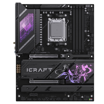 AMD R7 7700X3D 7800X3D技嘉B850M冰雕铭瑄B850ITX迷你主板U套装