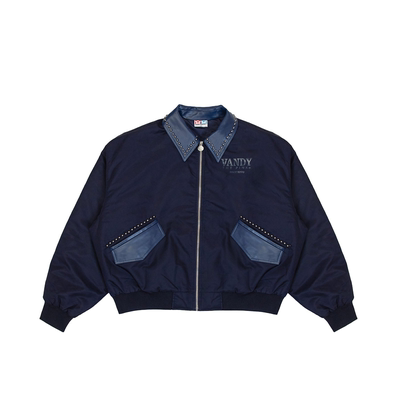 VandyThePink海军蓝花朵铆钉