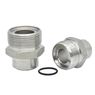 304不锈钢液压焊接头988高压公制