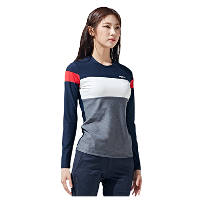 PGNC羽毛球服男女款秋冬长袖球衣