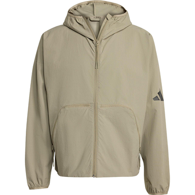 Adidas/阿迪达斯正品MYSHELTER男士宽松连帽休闲外套JW3631