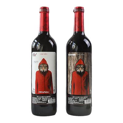 商超同款奥兰小红帽红酒