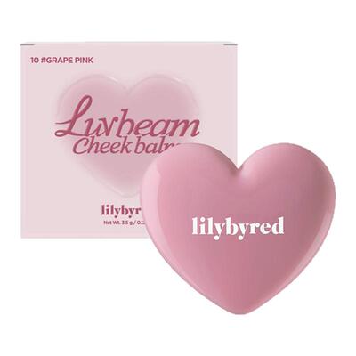 韩国Lilybyred丽丽百乐爱心单色腮红多用膏高光修容哑光膨胀色