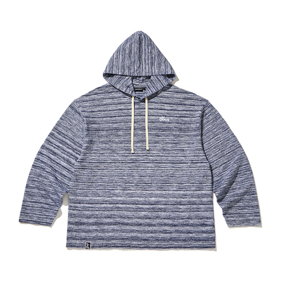 oddCIRKUS花纱水洗连帽卫衣  日系街头水牛仔蓝上衣长袖26SS新款