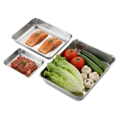 霜山日本进口不锈钢备菜盘