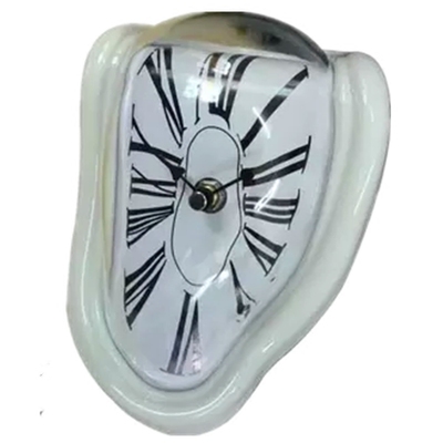 挂钟meltingclock桌角扭曲达利