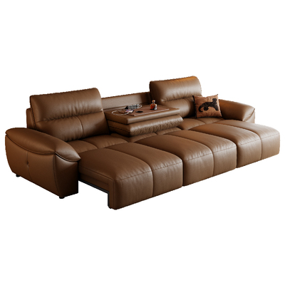 法莎蒂颂悦真皮电动沙发床