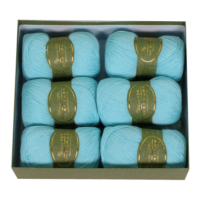 绿色细线羊毛线恒源祥羊毛