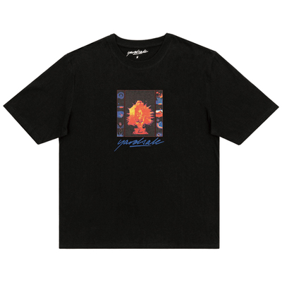 YARDSALE印花滑板街头宽松短袖T