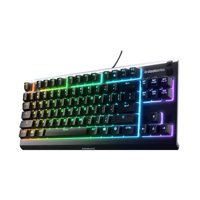 SteelSeries/赛睿 Apex 3有线电竞游戏键盘磁吸腕托静音薄膜轴RGB