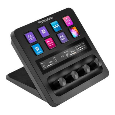 Elgato Stream Deck + 直播导播切换台可编程快捷宏键盘旋钮调节