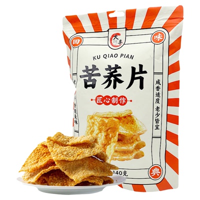 大纯丰苦荞片140g盒装