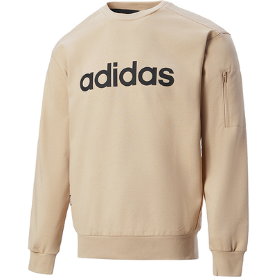 阿迪达斯男士印花套头卫衣套头衫