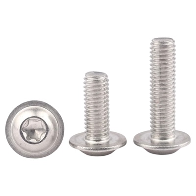 304不锈钢梅花平圆头带垫机螺钉