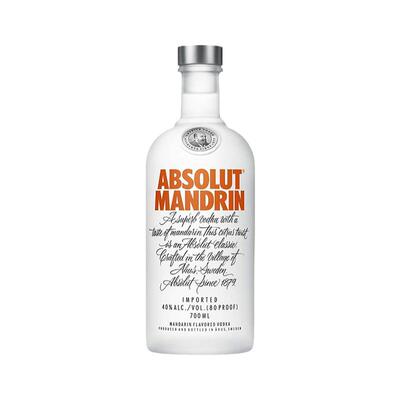 洋酒包邮ABSOLUT MANDRIN瑞典绝对伏特加柑橘味酒