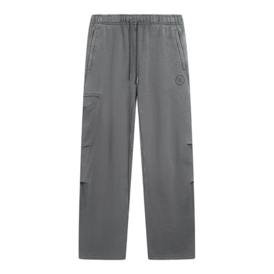 李宁韦德系列直筒宽松伞兵裤