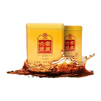 中茶中粮广西梧州六堡茶金罐