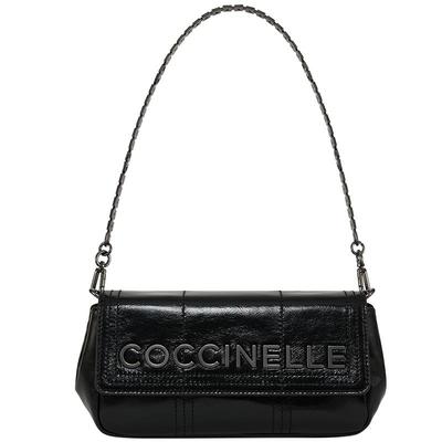 Baguet手提油蜡皮链条包