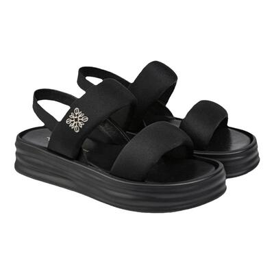 沙滩休闲潮流一字带后绊带凉鞋