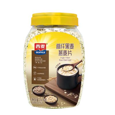西麦高纤黑麦燕麦片0添加白砂糖