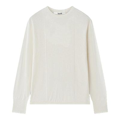 【120S美丽诺羊毛】Laurel劳芮25秋新款针织打底衫LWL364M09800