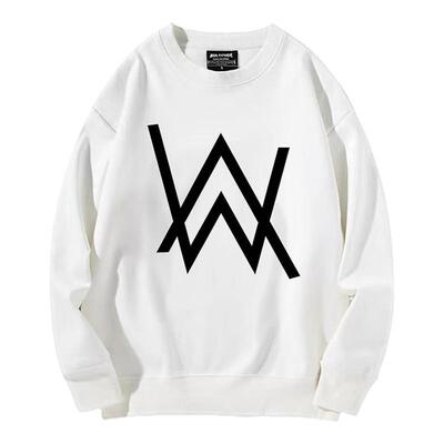加绒柔顺亲肤保暖圆领卫衣