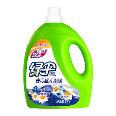 绿伞洗衣液3kg馨香原野